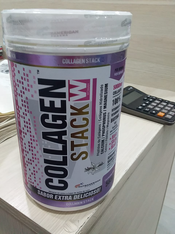 COLLAGEN STACK vainilla 1.29 Lb (585g)