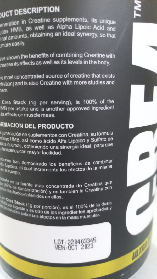 CREA STACK frutos rojos 1.3 Lb (600g)