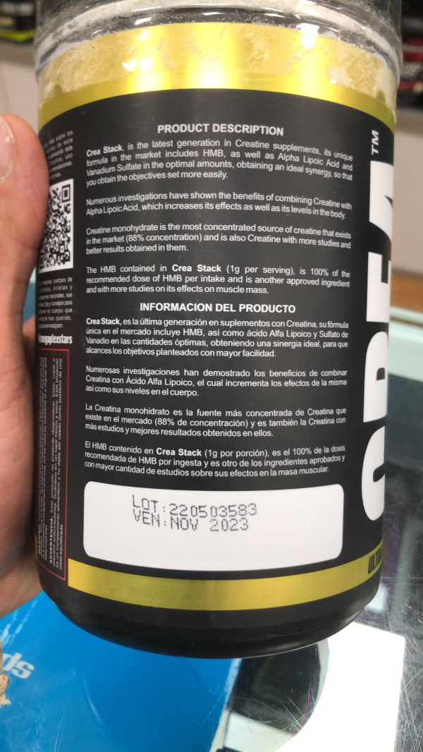 CREA STACK frutos rojos 1.3 Lb (600g)