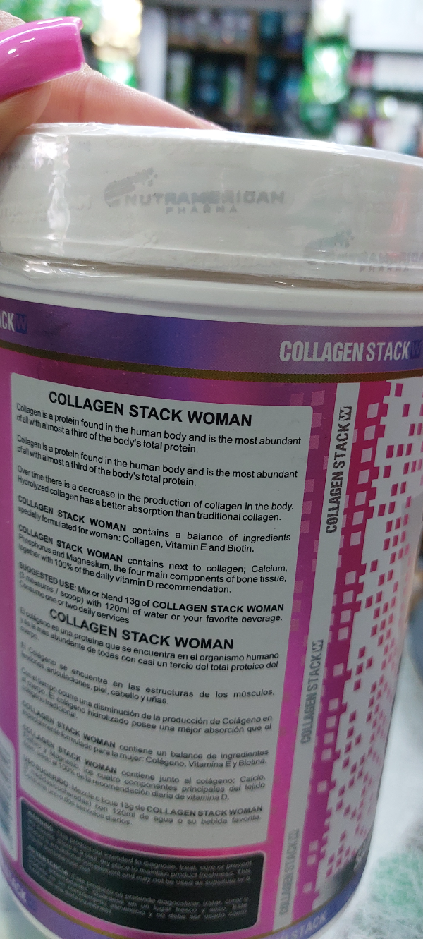 COLLAGEN STACK vainilla 1.29 Lb (585g)