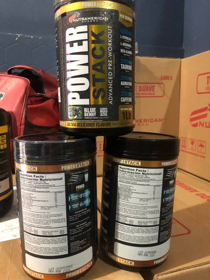 POWER STACK mora azul 1 Lb (454g)