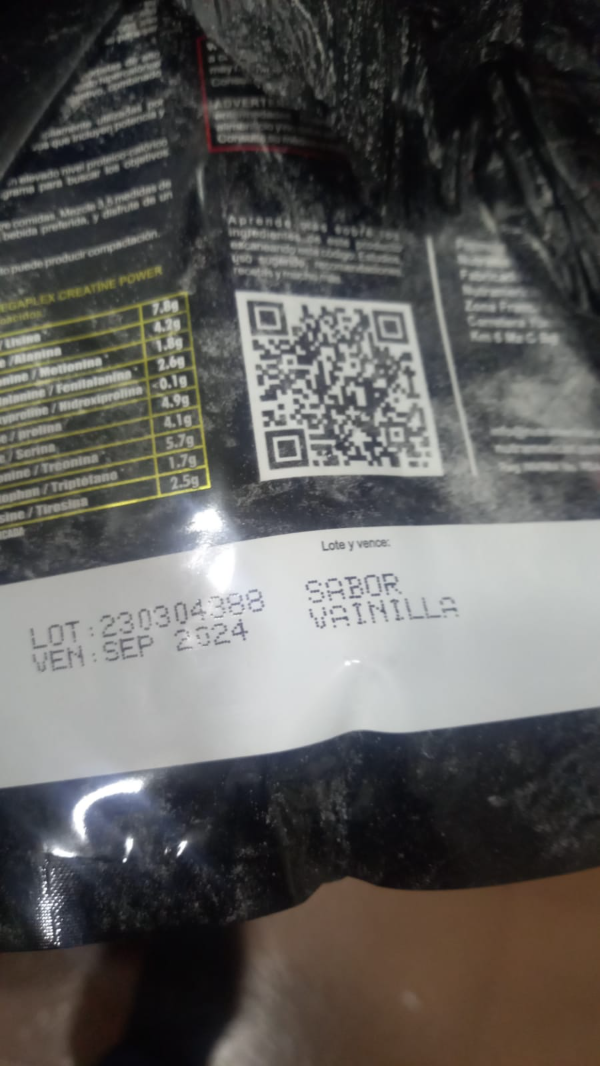 MEGAPLEX CREATINE POWER Vainilla Bolsa Dorada (908