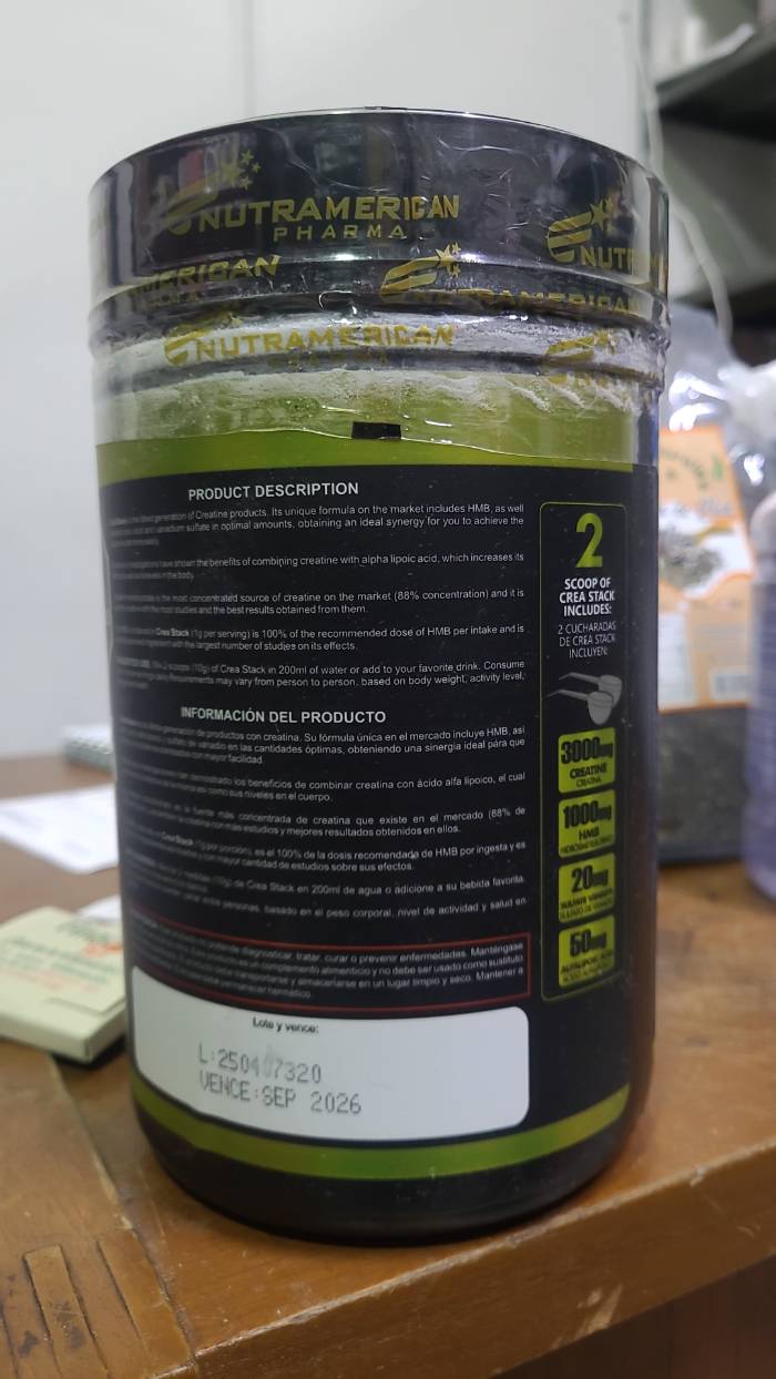 CREA STACK frutos rojos 1.3 Lb (600g)